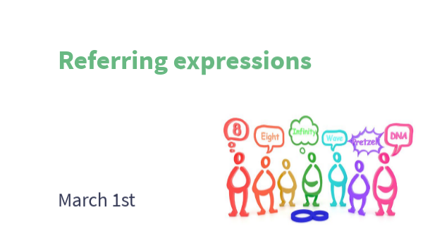 Referring expressions 801