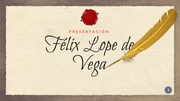presentación Lope de Vega | Genially