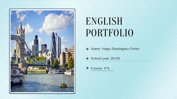 PORTFOLIO ENGLISH | Genially