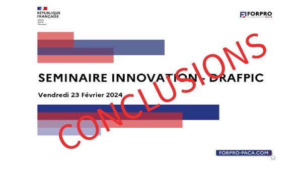 Conclusions - Séminaire innovation du 23 février 2024 | Genially
