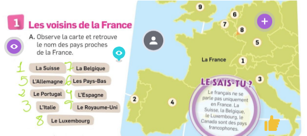 LES PAYS VOISINS | Genially