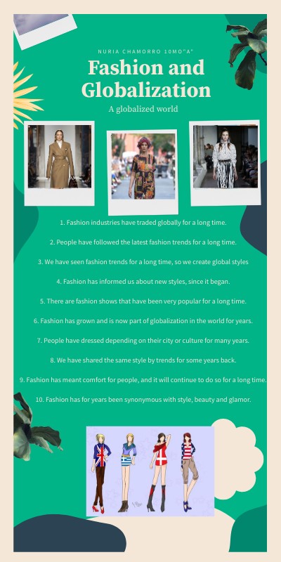 Fashion and globalization.COLOR PASTEL