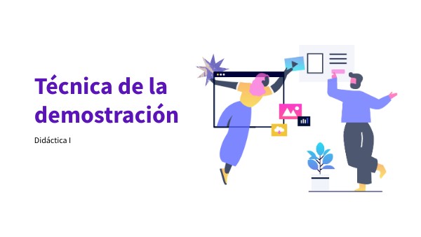 Técnica de la demostración | Genially
