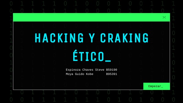 Hacking Etico y Cyberseguridad | Genially