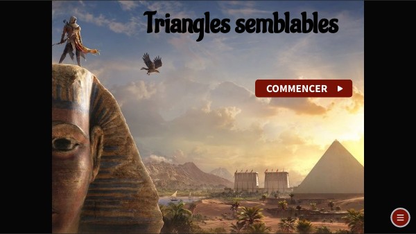 Triangles semblables | Genially