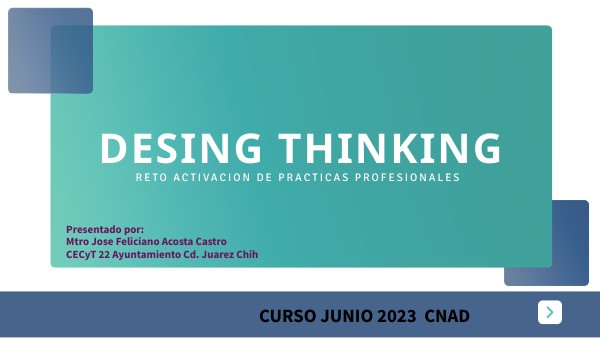 DESING THINKING | Genially