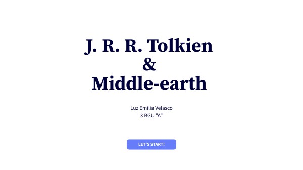 JRR Tolkien & Middle-earth