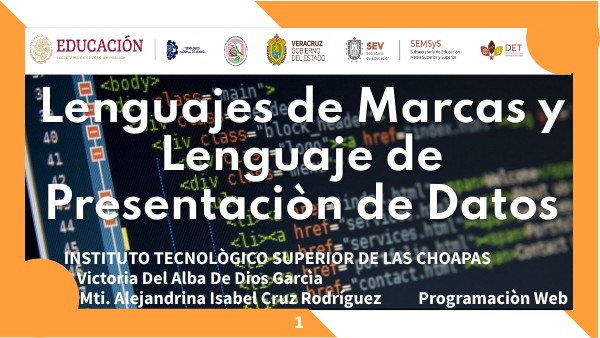 Lenguajes de Marcas y Lenguaje de Presentaciòn de Datos | Genially