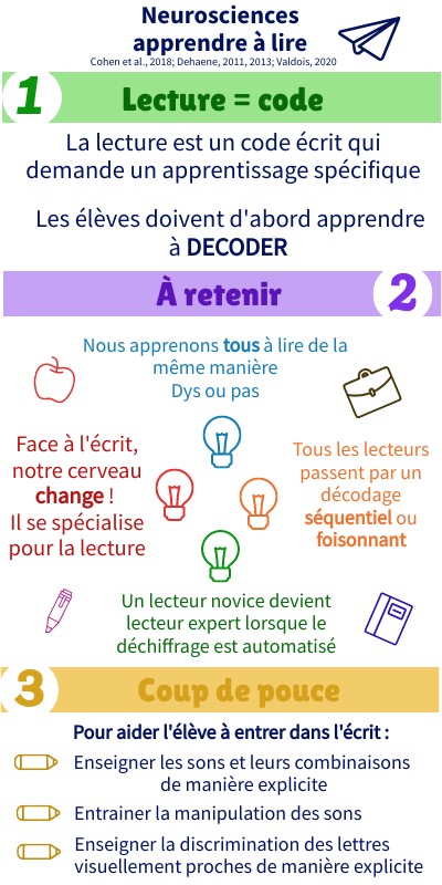 4. Synthèse des constats Neuroscientifiques sur la lecture | Genially