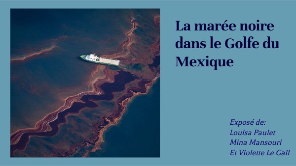 La marée noire | Genially