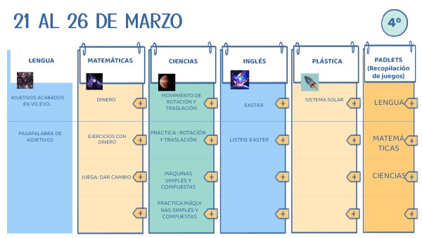 AGENDA 21 AL 26 MARZO