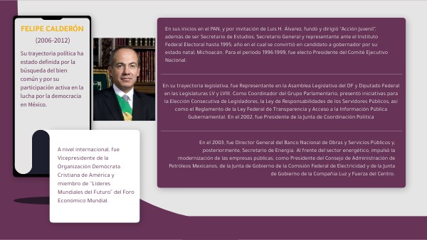 Felipe Calderón | Genially