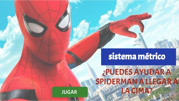 unidades de medida con Spiderman | Genially