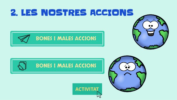 LES NOSTRES ACCIONS. MEDI AMBIENT | Genially