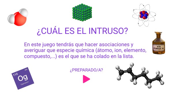 JUEGO CUÁL ES EL INTRUSO