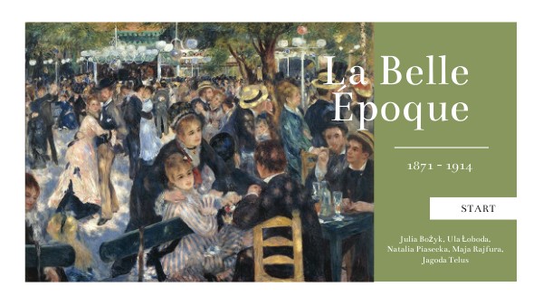 Belle Epoque | Genially