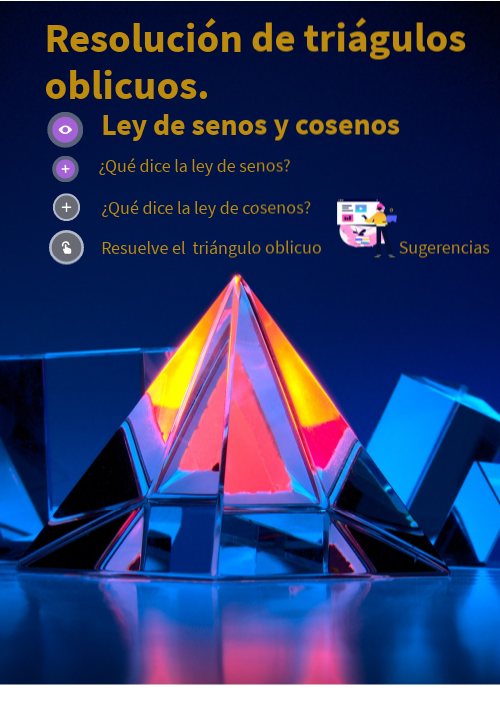 Resolución de triángulos oblicuos