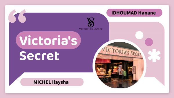 ETLV - Victoria's Secret | Genially