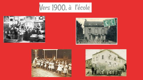 Vers 1900 à l'école | Genially