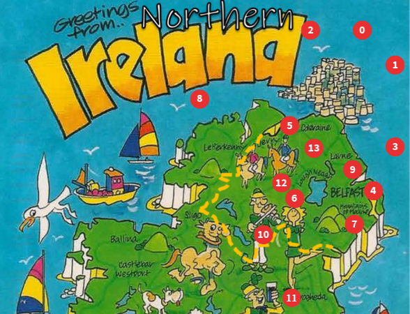 Northern Ireland Interactive Map | Genially