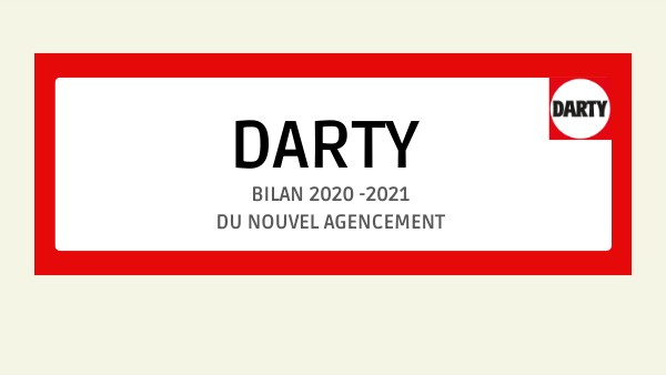 Darty présentation | Genially