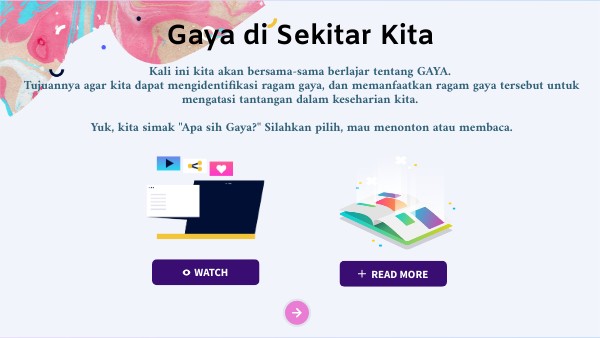 Gaya di Sekitar Kita (content & process) | Genially
