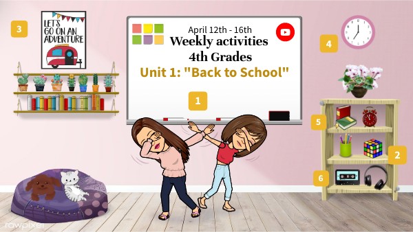 Class 1, 4th grade (12th-16th April) | Genially