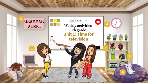 virtual classroom 2 and 3 (5th grade) | Genially