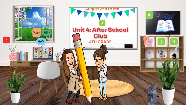 Class 2- August 2nd-6th