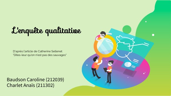 Présentation de l'article TP1