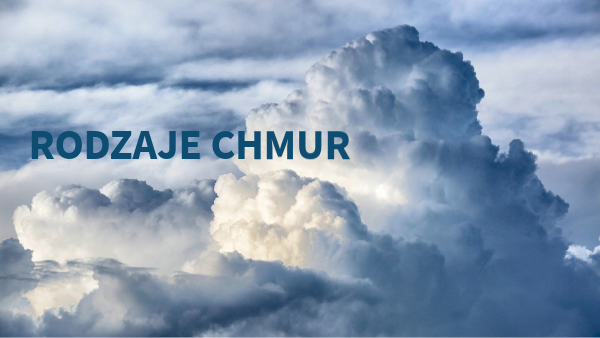 Rodzaje chmur