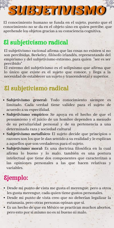 SUBJETIVISMO