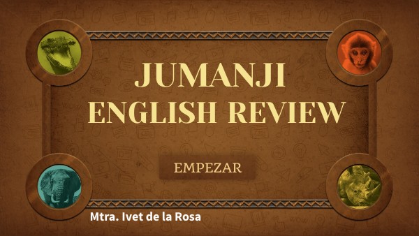JUMANJI ENGLISH REVIEW 1ST"D" | Genially