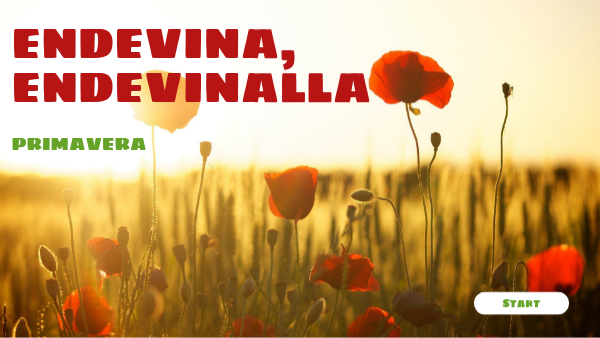 ENDEVINALLES PRIMAVERA | Genially