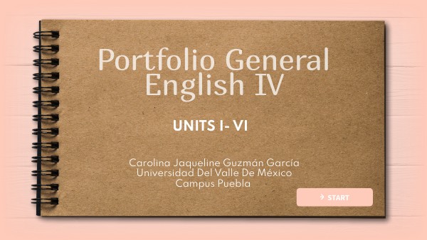 ENGLISH PORTFOLIO | Genially