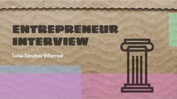 Entrepreneur Interview | Genially