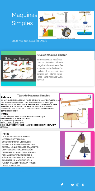 Maquinas simples | Genially