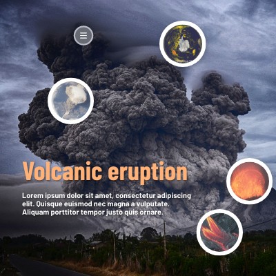 VOLCANIC ERUPTION INTERACTIVE IMAGE | Genially
