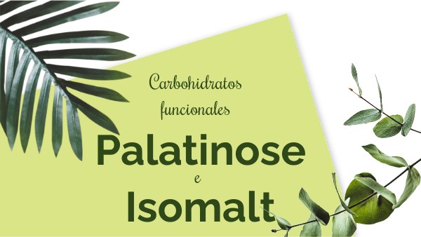 Carbohidratos funcionales: Palatinose (isomaltulosa) e Isomalt | Genially