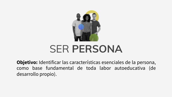 SER PERSONA | Genially