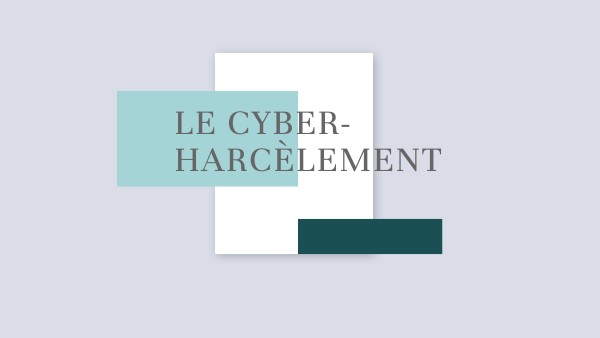 oral cyber-harcèlement