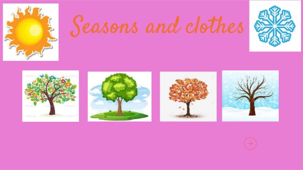 Seasons and clothes | Genially