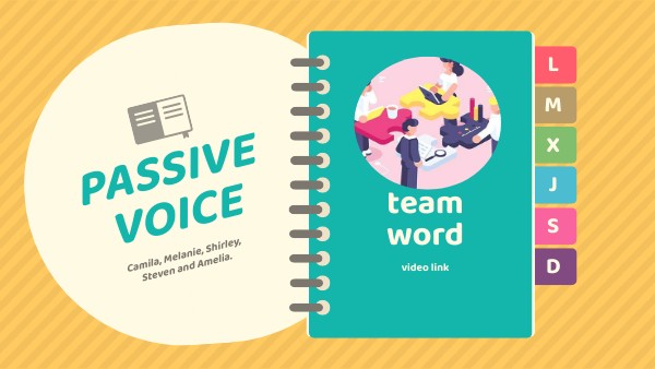 teamword- passive voice | Genially