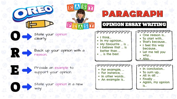 OREO - Opinion Essay Writing