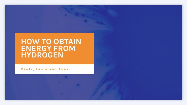 how do we obtain energy from hydrogen?