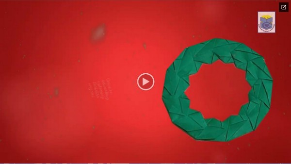 Wieniec adwentowy, techniką origami | Genially