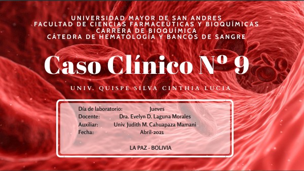 hematologia caso 9 | Genially