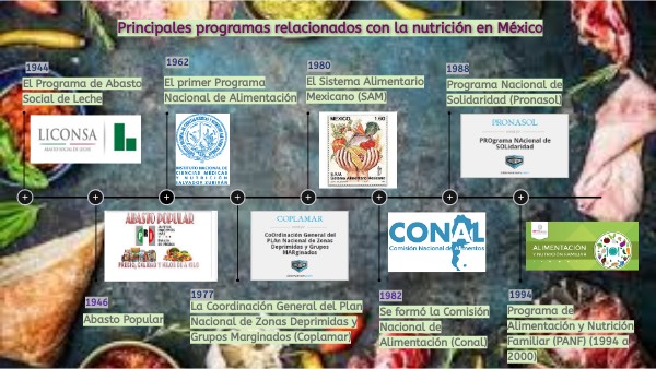 principales programas relacionados con la nutrición en México | Genially