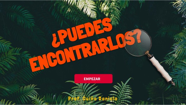 ¿Puedes encontrarlos?- SV | Genially