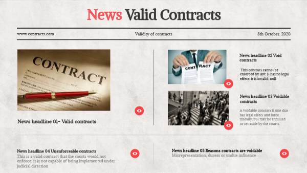 Validity of contracts